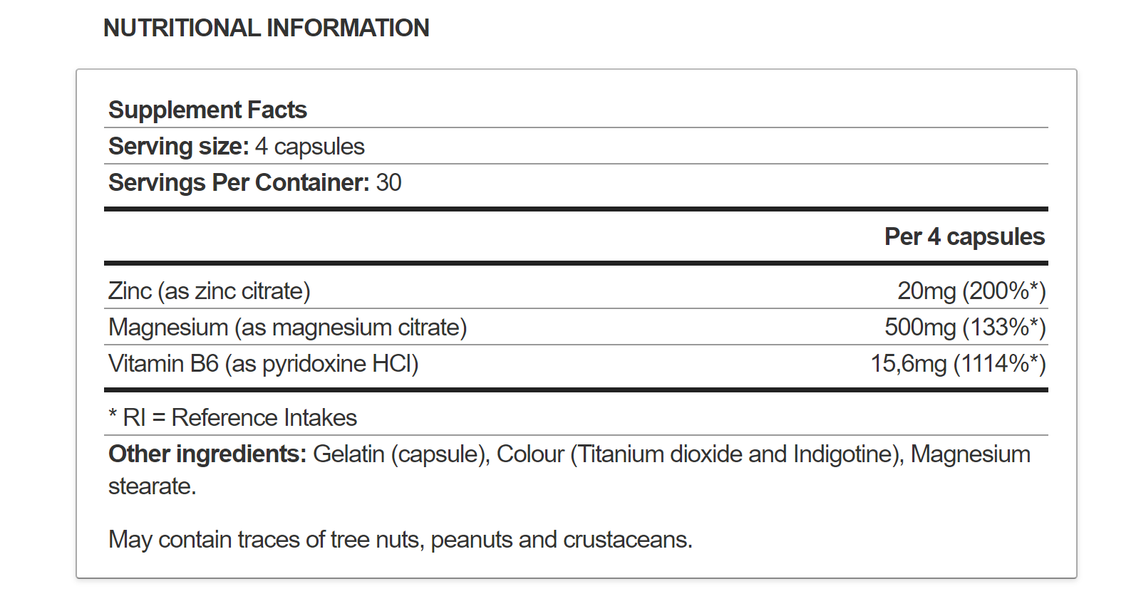 USN ZMAG Athletic Performance&Recovery-30Serv.-120Caps. | Maxmuscle Elite