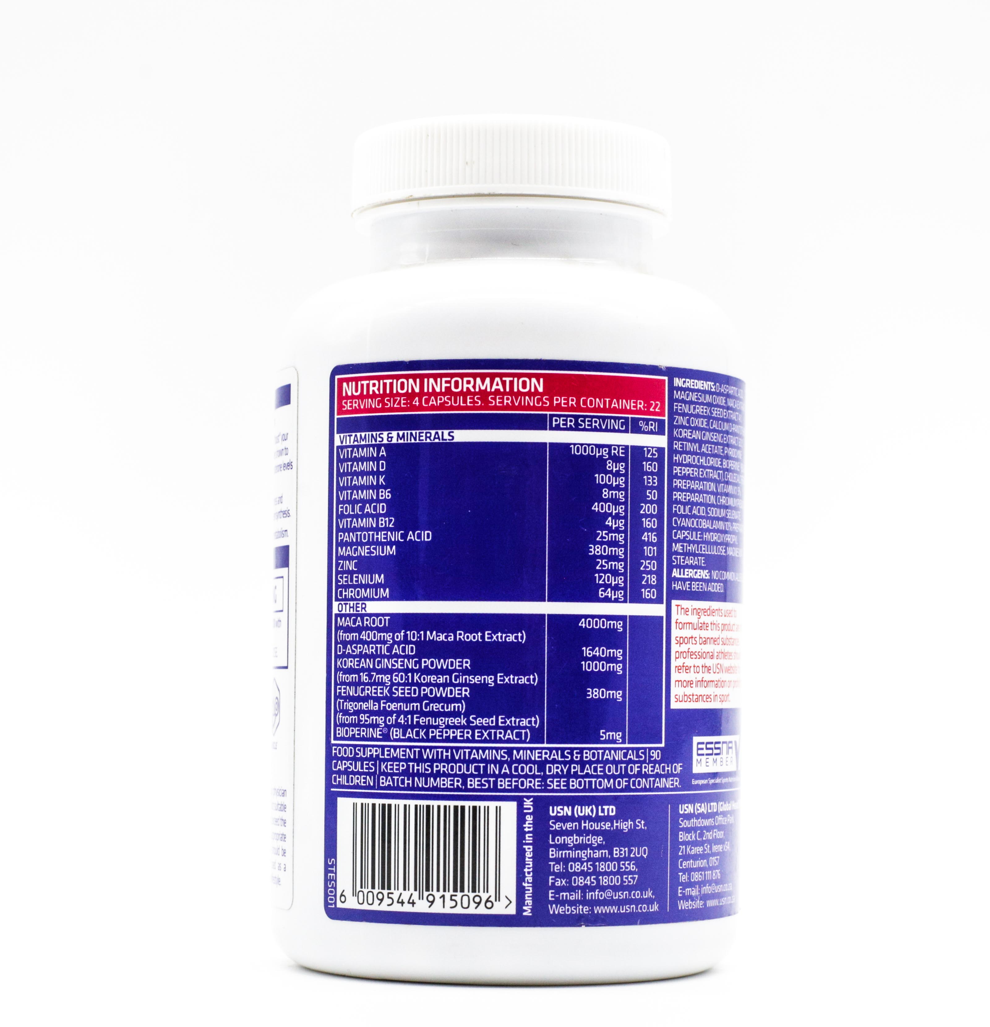 USN Select Boost Testo 2000-22Serv.-90Caps. | Maxmuscle Elite