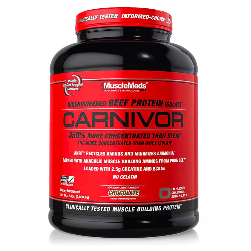 Musclemeds Bioengineered Beef Protein isolate Carnivor-56Serv.-2075G ...