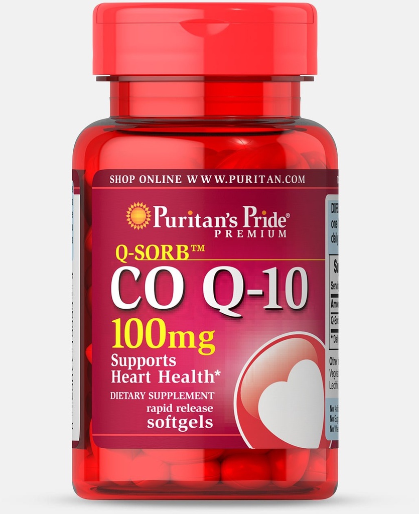 Puritan's Pride Co-Q10 100Mg-60Serv.-60Tabs. | Maxmuscle Elite