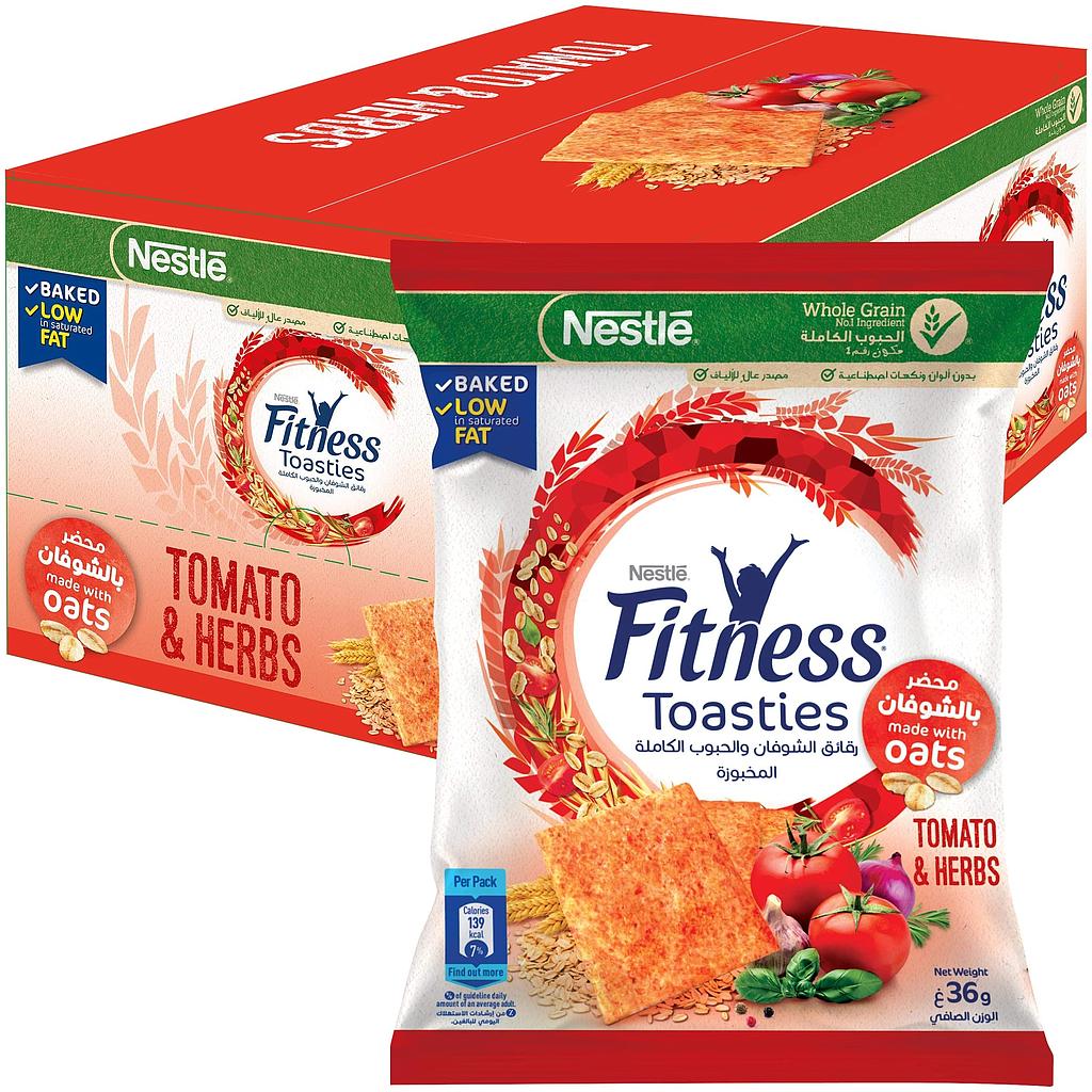 Nestle Fitness Toasties-36G-Tomato&Herbs | Maxmuscle Elite