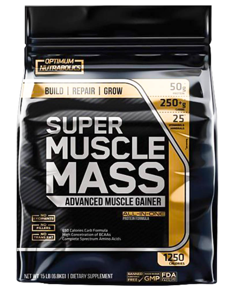 Optimum Nutrabolics Super muscle mass-20Serv.-6.8Kg-Pineapple ...