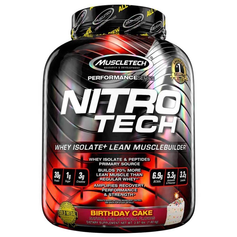 Muscletech NitroTech Whey Isolate+Lean Musclebuilder-41Serv.-1.80KG ...