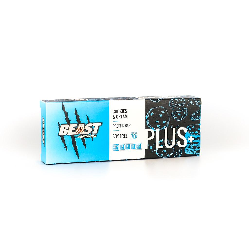 Beast Protein Bar Plus + 70g Cookies&Cream | Maxmuscle Elite