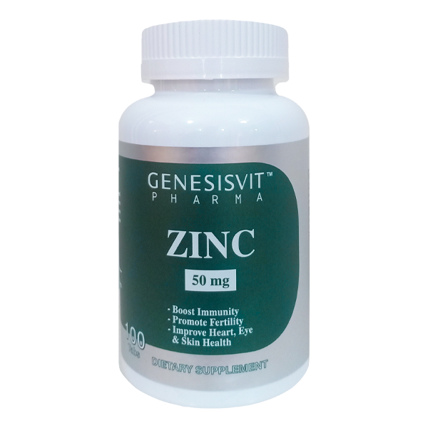 Genesisvit Pharma Zinc 50mg-100Serv.-100Tabs. | Maxmuscle Elite