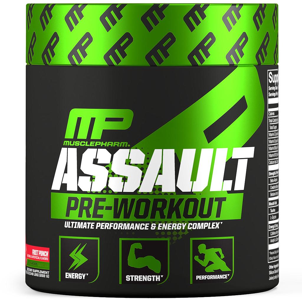 Muscle Pharm Assault Pre-Workout-30Serv.-222G.-Fruit Punch | Maxmuscle ...