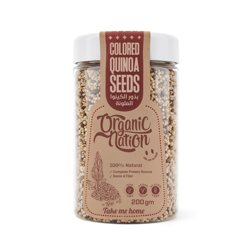 Organic Nation Colored Quinoa Seeds-200G | Maxmuscle Elite