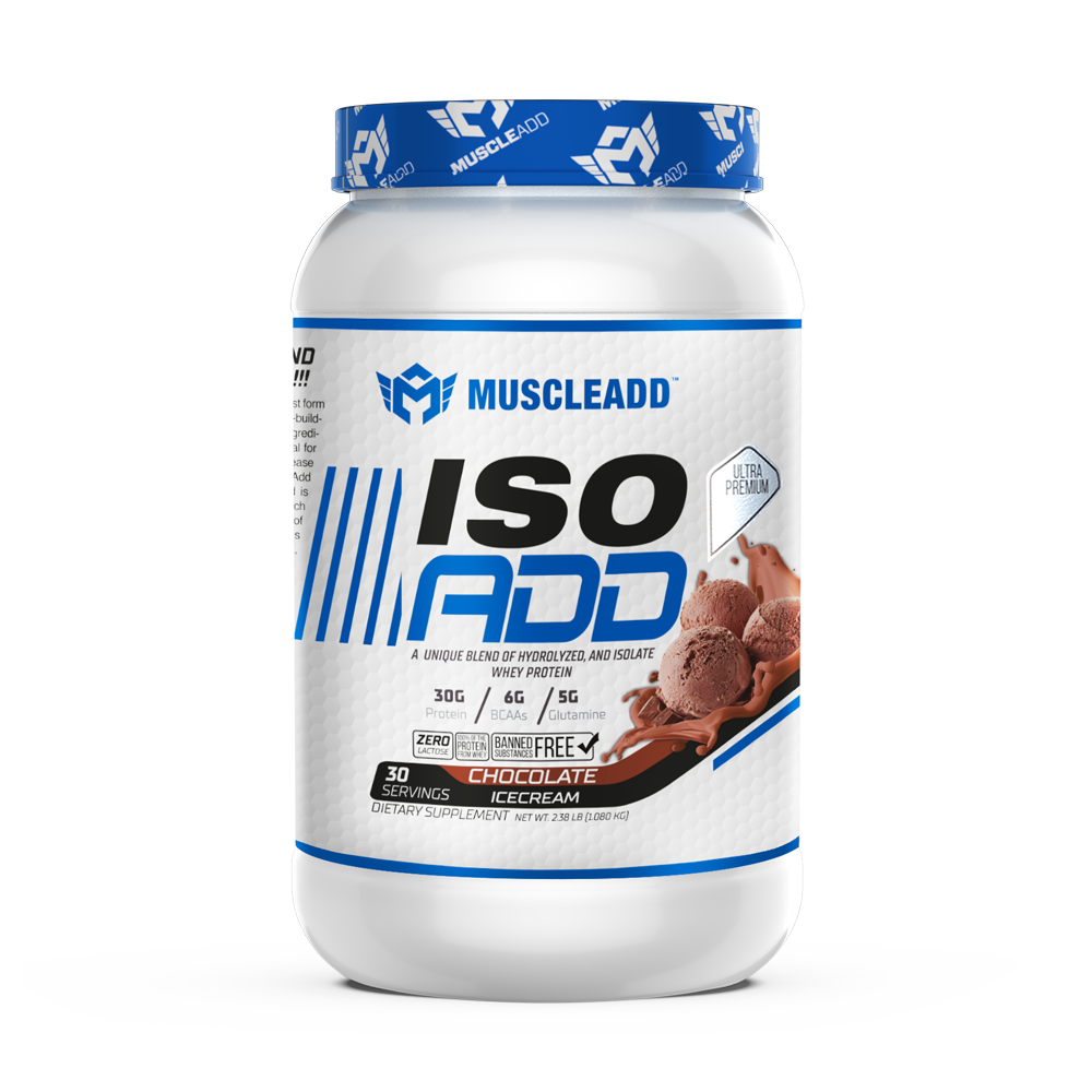 Muscle Add Iso Add-30Serv.-1080G.-Chocolate Ice Cream | Maxmuscle Elite