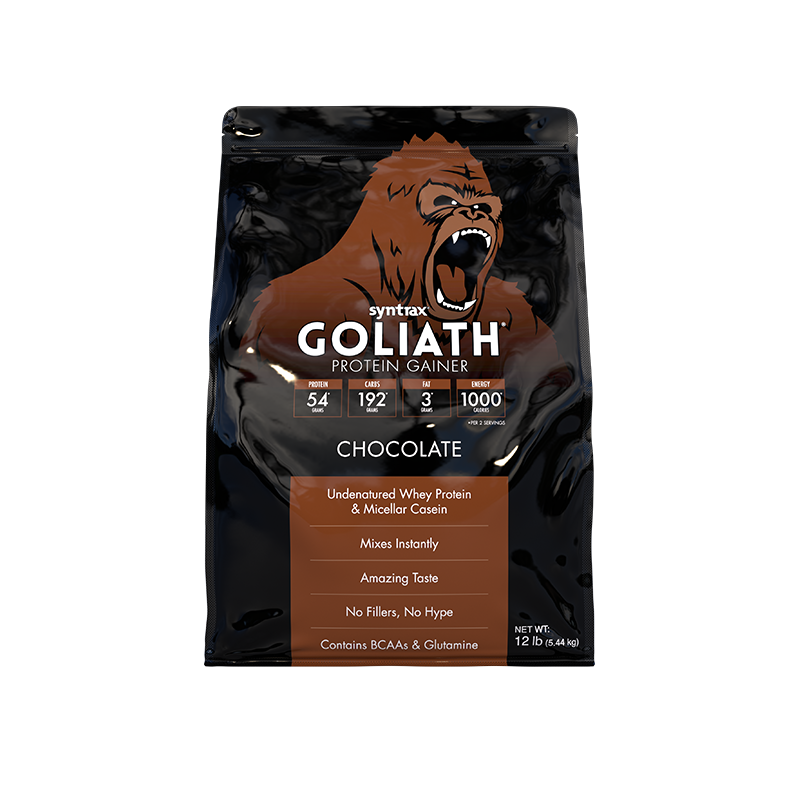 Syntrax Goliath Protein Gainer-41Serv.-5.44KG-Chocolate | Maxmuscle Elite