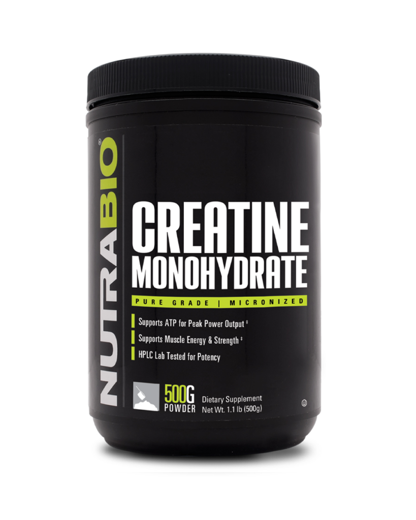Nutra Bio Creatine Monohydrate Pure Grade Micronized-100Serv.-500G ...