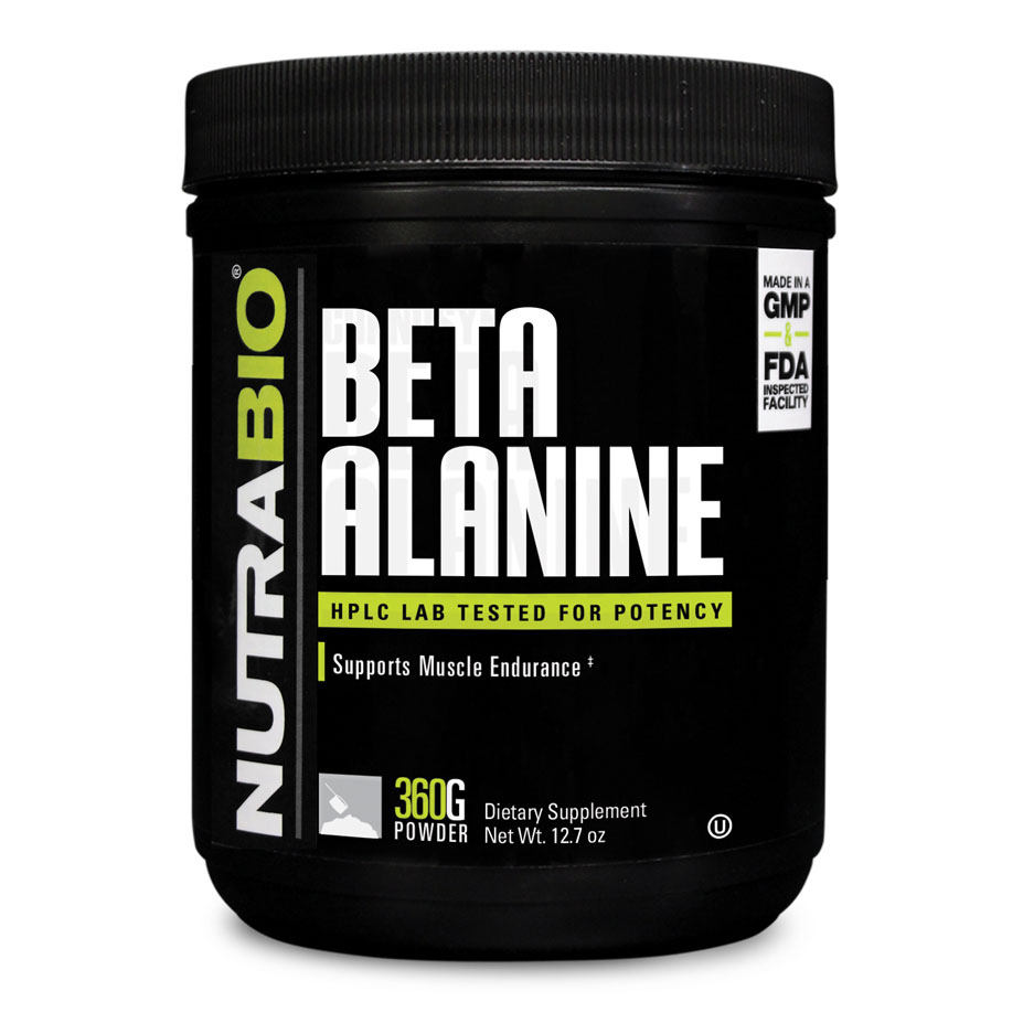 Nutra Bio Beta-Alanine-180Serv.-360G | Maxmuscle Elite