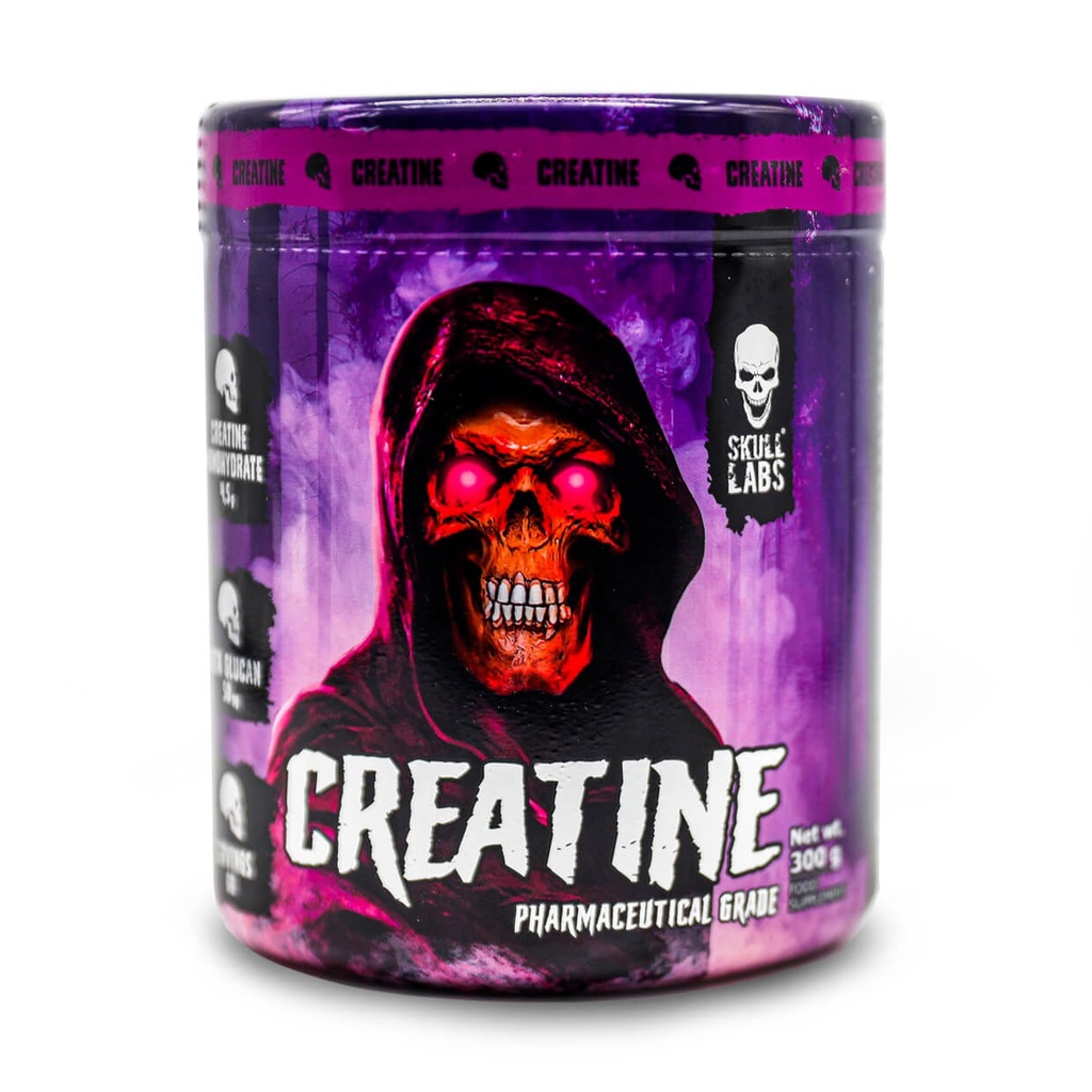 Skull Labs Creatine Monohydrate Pharmaceutical Grade-66Serv.-300G ...