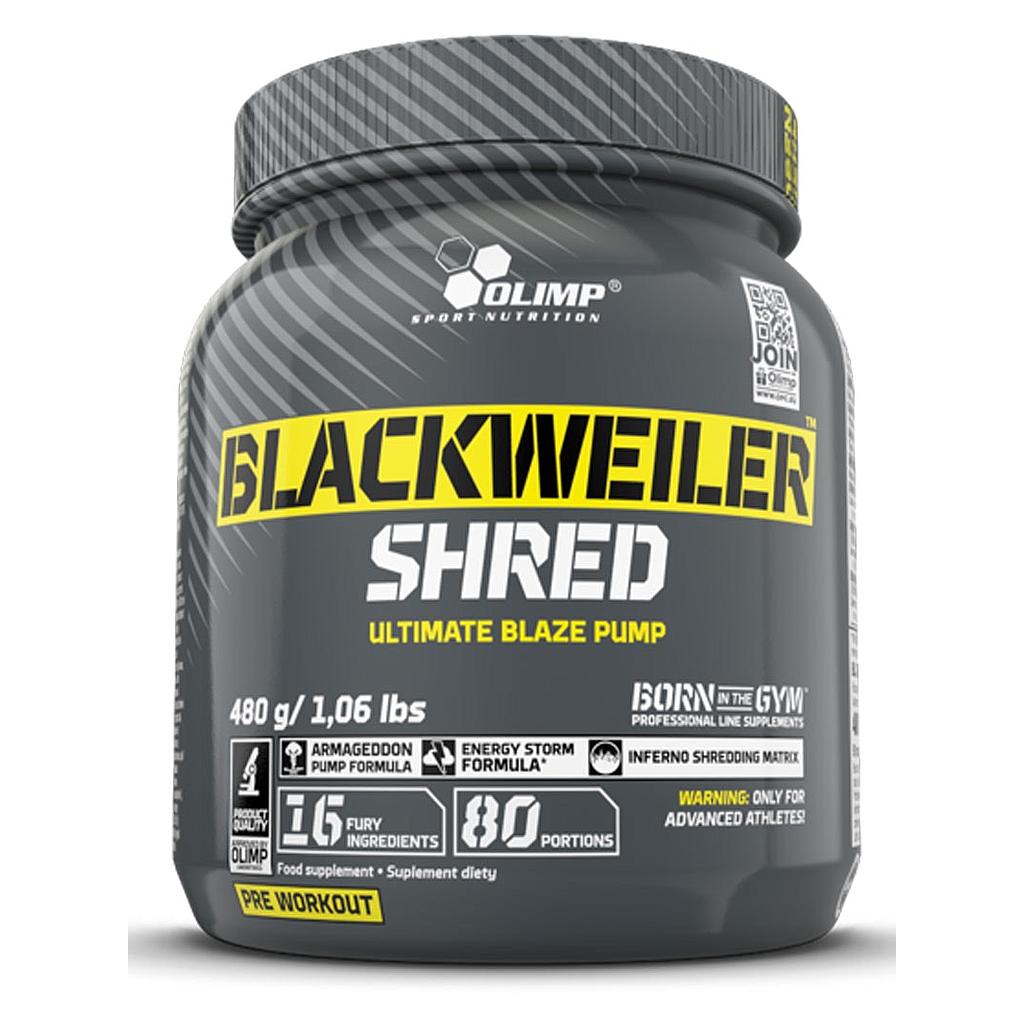 Olimp Sport Nutrition Black Weiler Shred Black Series-80Serv.-480G-Exotic Orange | Maxmuscle Elite