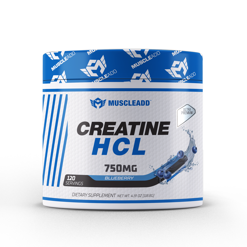 Muscle add Creatine HCL-120Serv.-118.8G.-Blueberry | Maxmuscle Elite