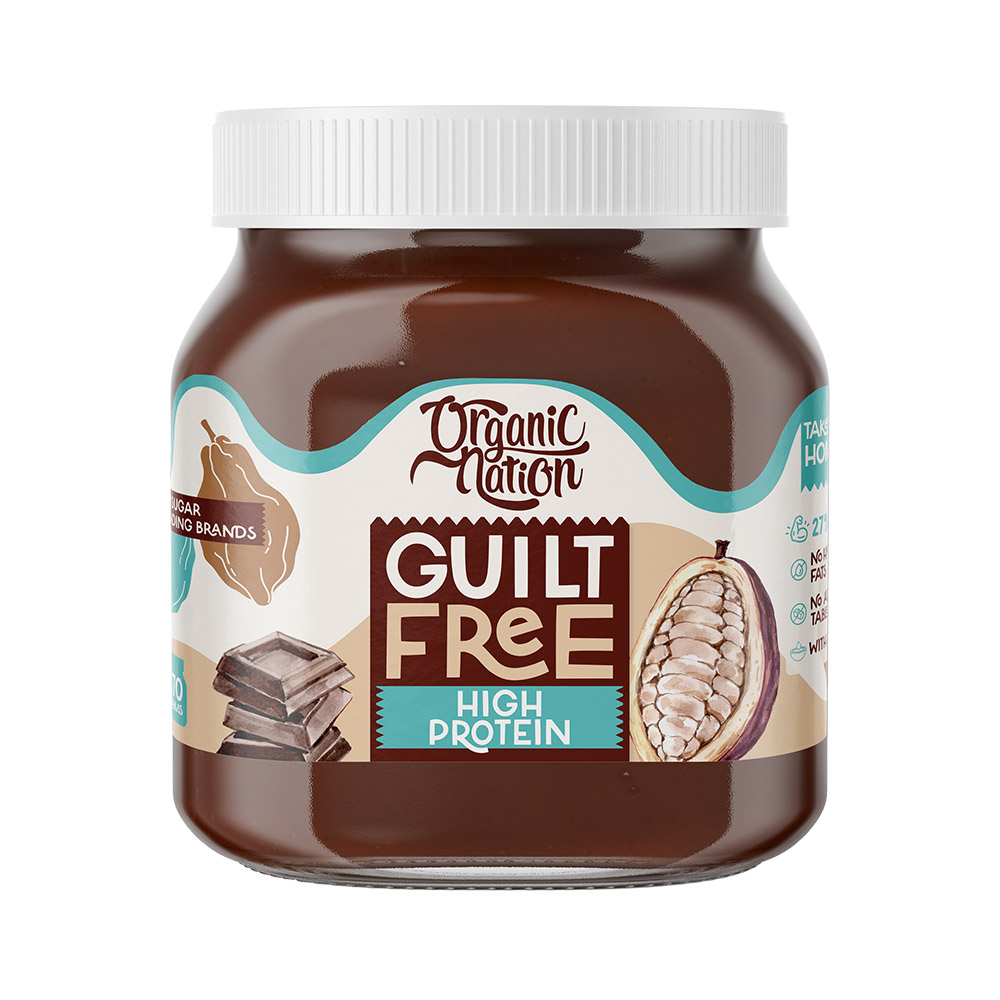 Organic Nation Guilt Free Chocolate Spread High Protein-370G ...