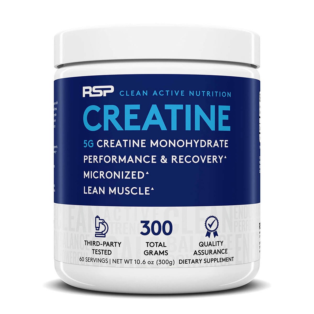 Rsp Clean Active Nutrition Creatine 5G Creatine Monohydrate-60Serv ...