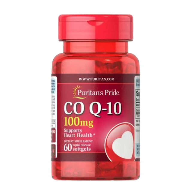 Puritan's Pride Co-Q10 100Mg-60Serv.-60Rapid Release Softgels ...