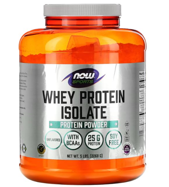 Now Sports Whey Protein Isolate-81Serv.-2268G.-Unflavored | Maxmuscle Elite