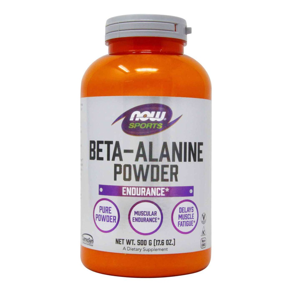 Now Sports Beta-Alanine Powder Endurance-250Serv.-500G.-Unflavored ...