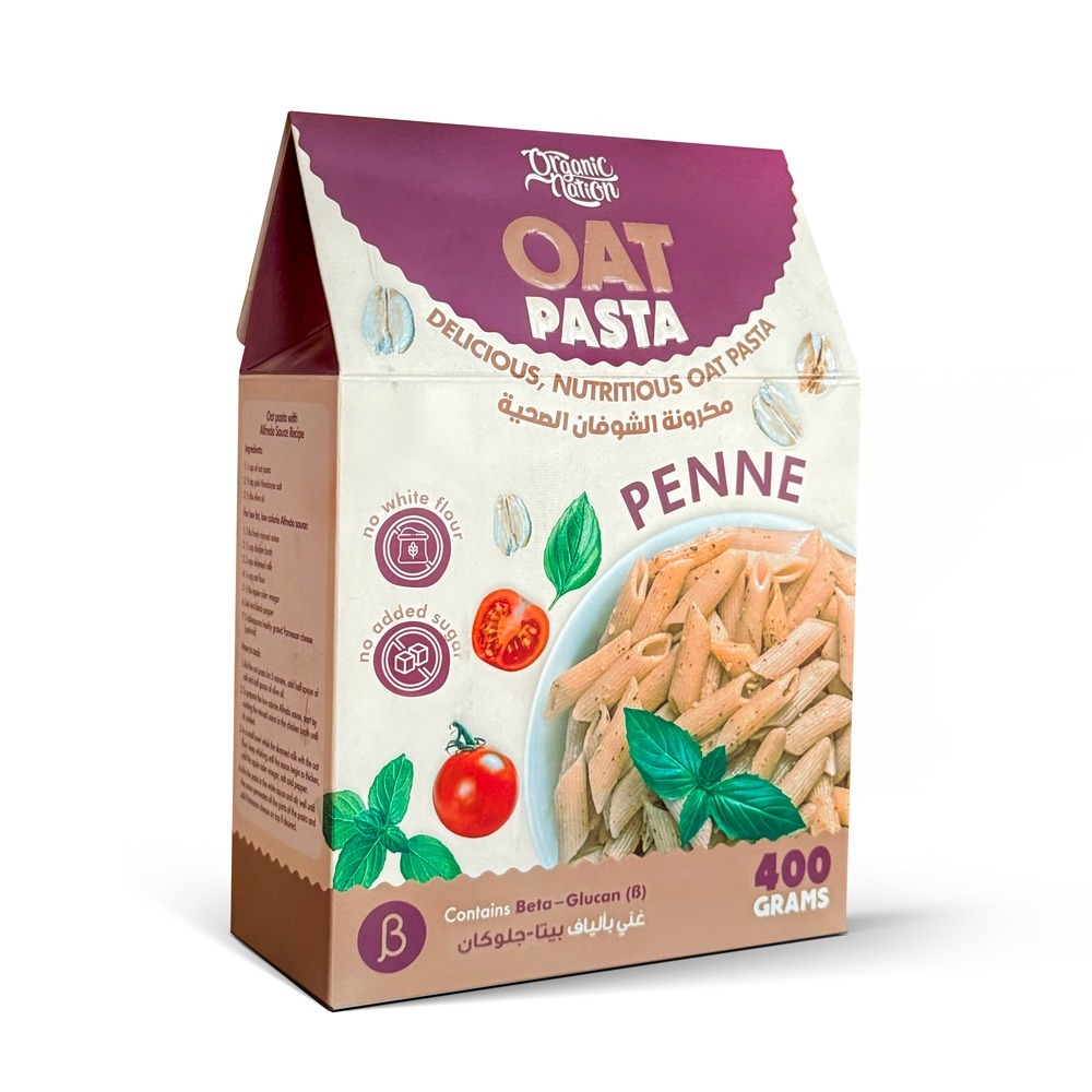 Organic Nation Oat Pasta Penne-400G | Maxmuscle Elite