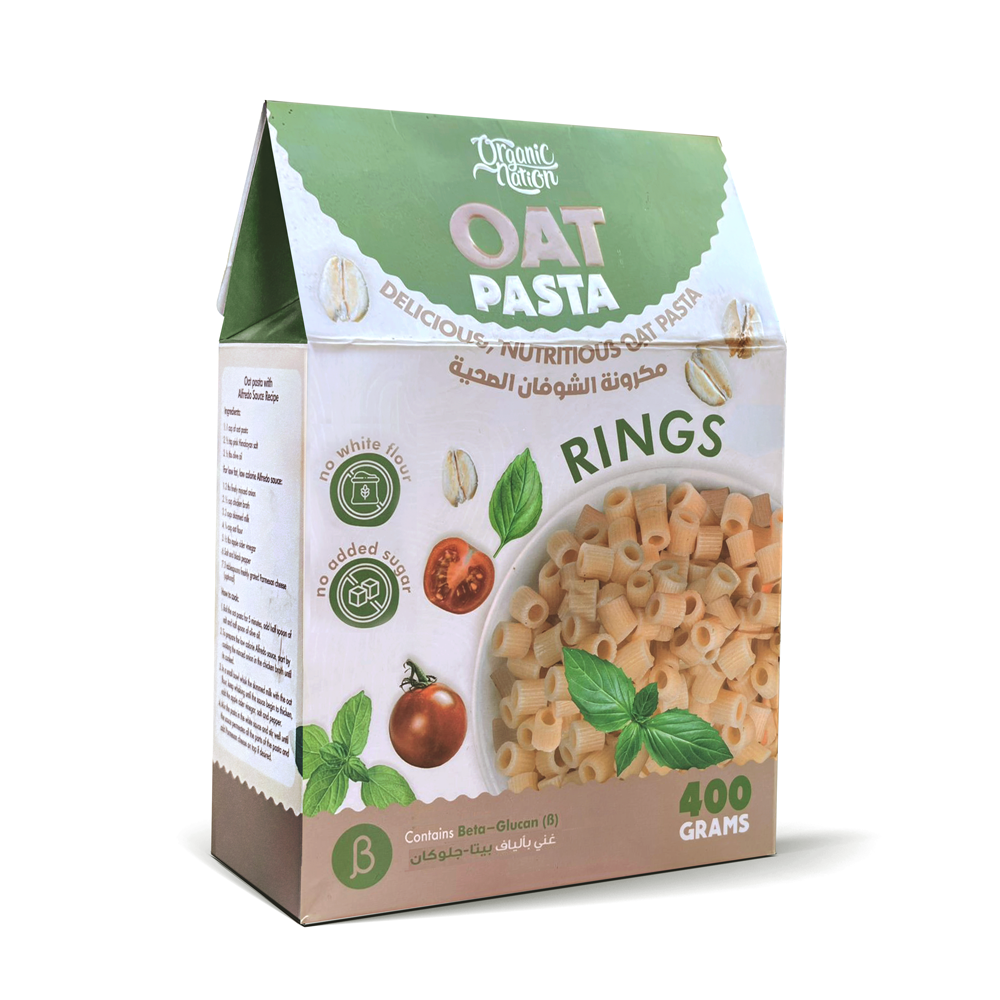 Organic Nation Oat Pasta Rings-400G | Maxmuscle Elite