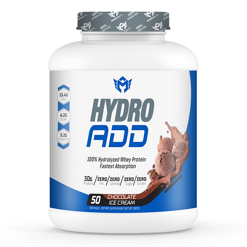 Muscle Add Hydro Add 100%Hydrolyzed Whey Protein Fastest Absorption ...
