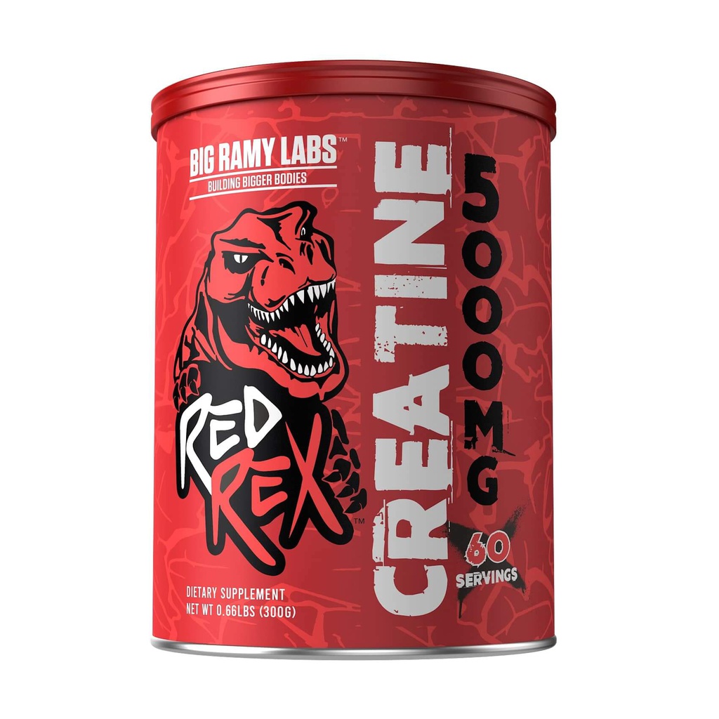 Big Ramy Labs Red Rex Creatine 5000Mg-60Serv.-300G.-Unflavored ...