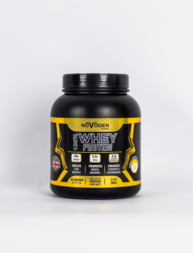 Novogen Pharma Whey Protein-30Serv.-1kg-Vanila Ice Cream | Maxmuscle Elite