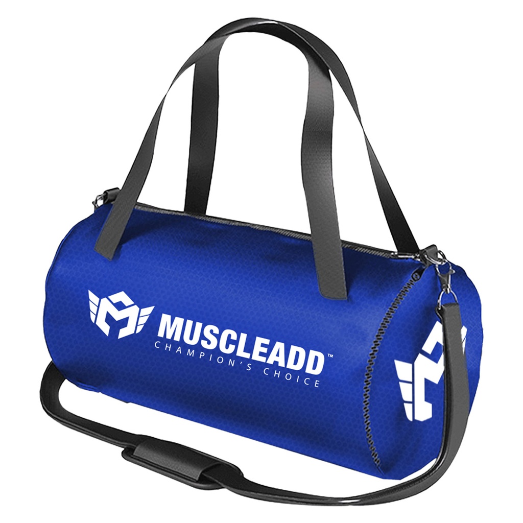 Muscle Add Bag With Shoe Compartment-Blue | Maxmuscle Elite