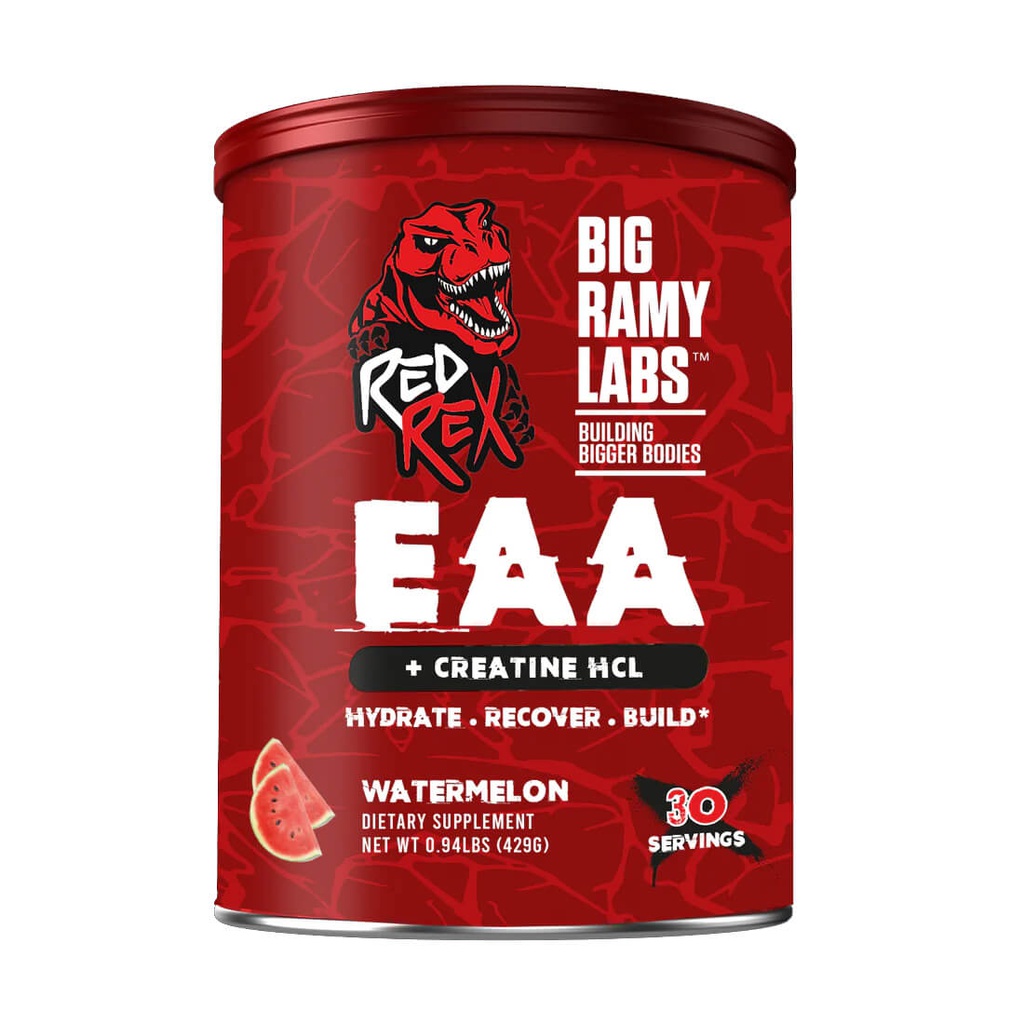Big Ramy Labs Red Rex EAA+Creatine HCL-30Serv.-429G.-Watermelon ...