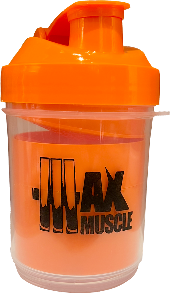 Max Muscle Shaker 500Ml-Clear Orange | Maxmuscle Elite