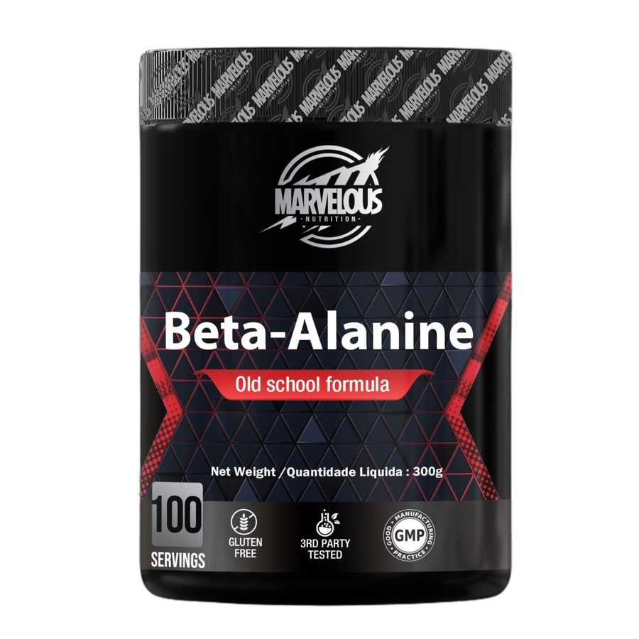 Marvelous Nutrition Beta-Alanine old School Formula-100Serv.-300G ...