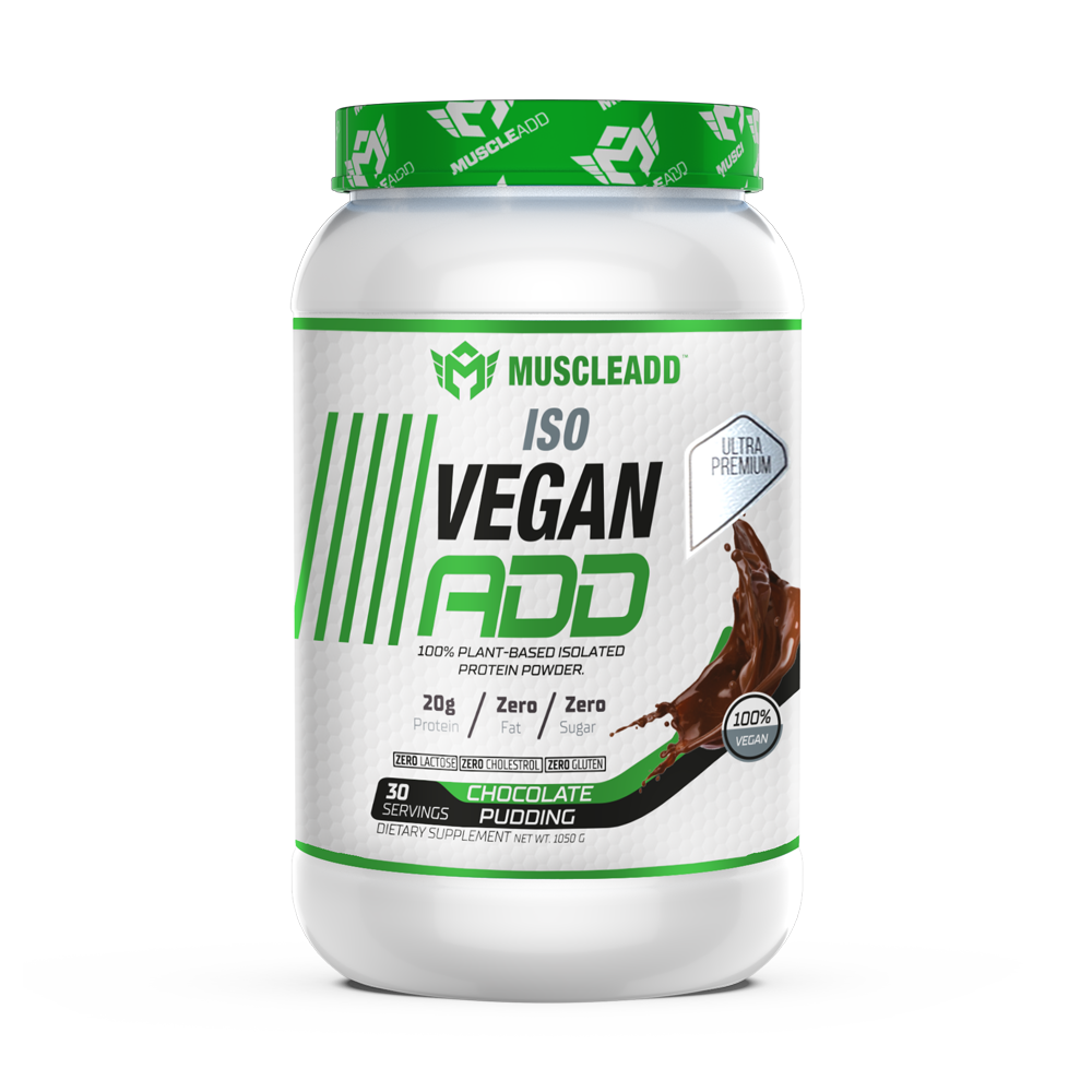 Muscle Add Iso Vegan Add-30Serv.-1050G.-Chocolate Pudding | Maxmuscle Elite