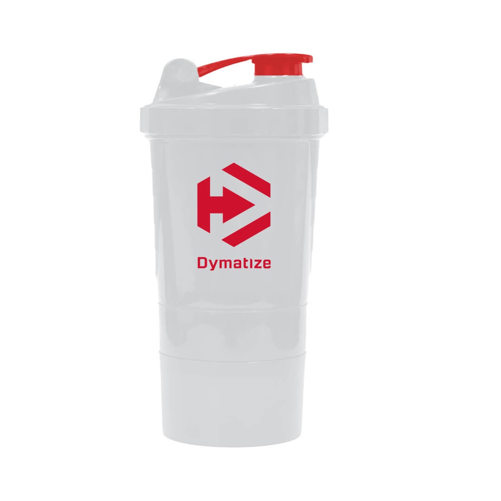 Dymatize Shaker-500Ml-White Red | Maxmuscle Elite