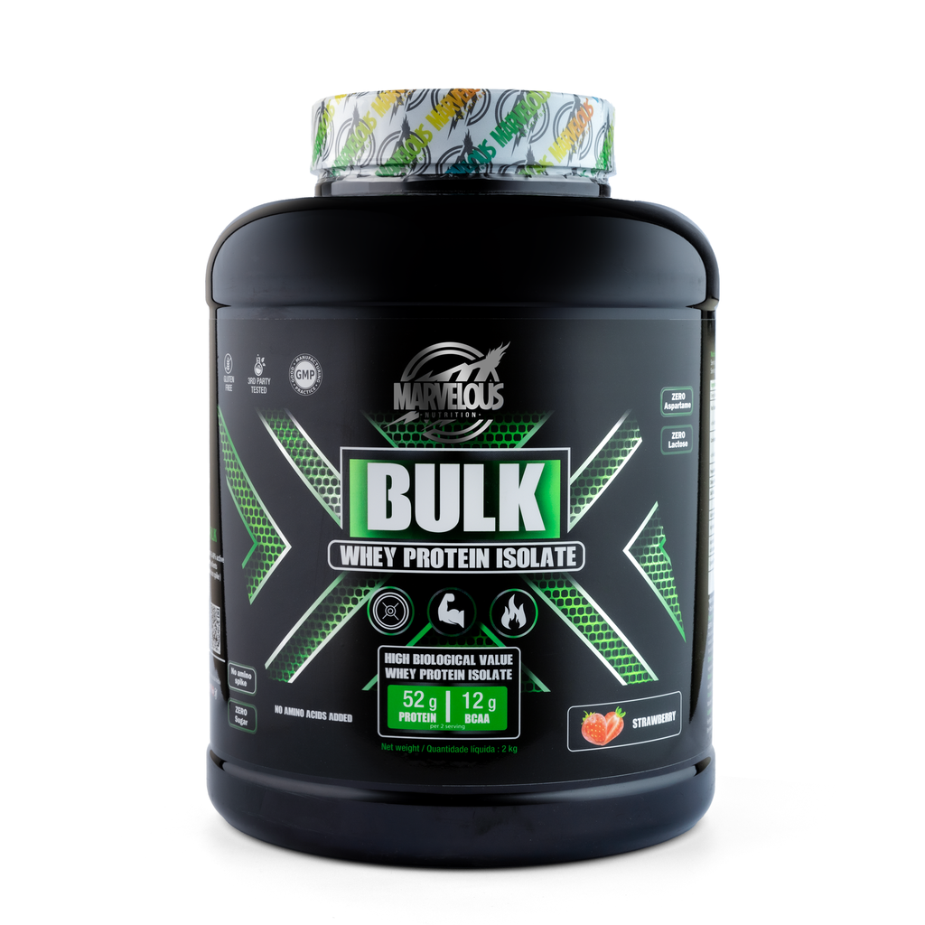 Marvelous Nutrition Bulk Whey Protein Isolate-67Serv.-2Kg.-Strawberry | Maxmuscle Elite