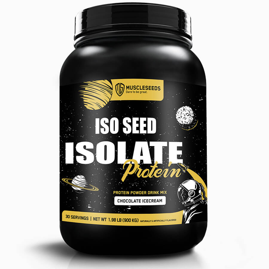 Muscleseeds Iso seed Isolate Protein-30Serv.-900G.-Chocolate ice Cream ...