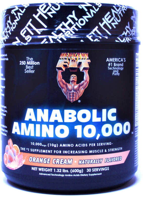 Healthy N' Fit Anabolic Amino 10,000-30Serv.-600G-Orange Cream ...