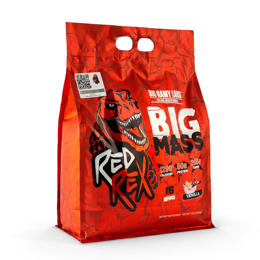 Big Ramy Labs Red Rex Big Mass-16serv.-5443G.- Vanilla | Maxmuscle Elite