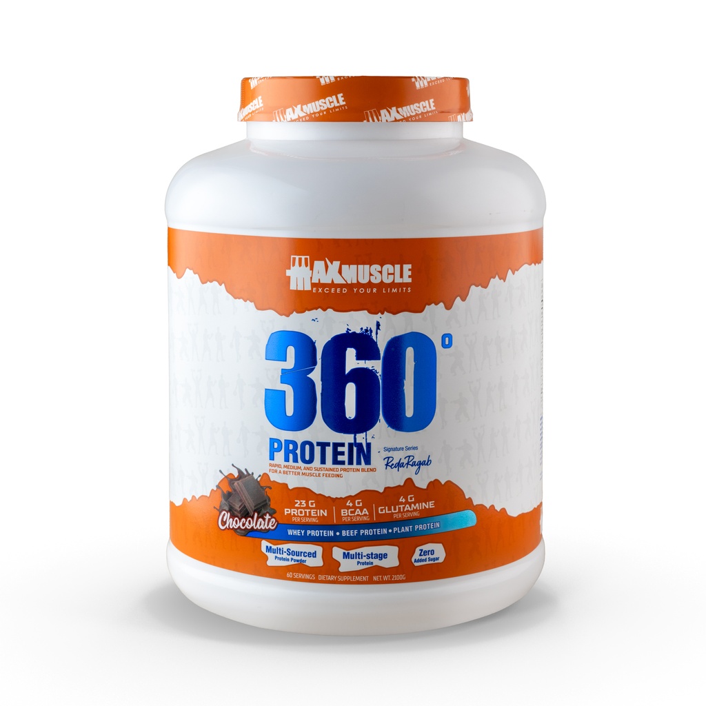 Max Muscle 360 Protein Powder Reda Ragab Signature-60Serv.-2100G ...