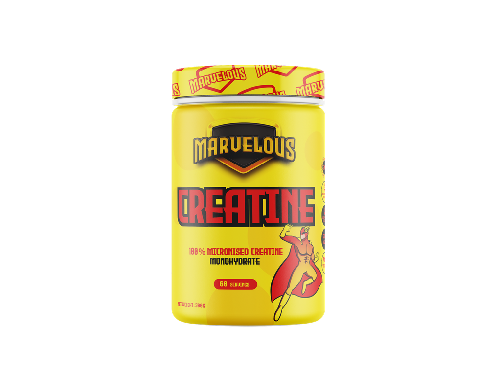 Marvelous Nutrition Creatine Monohydrate-60Serv.-300G.-Unflavored ...