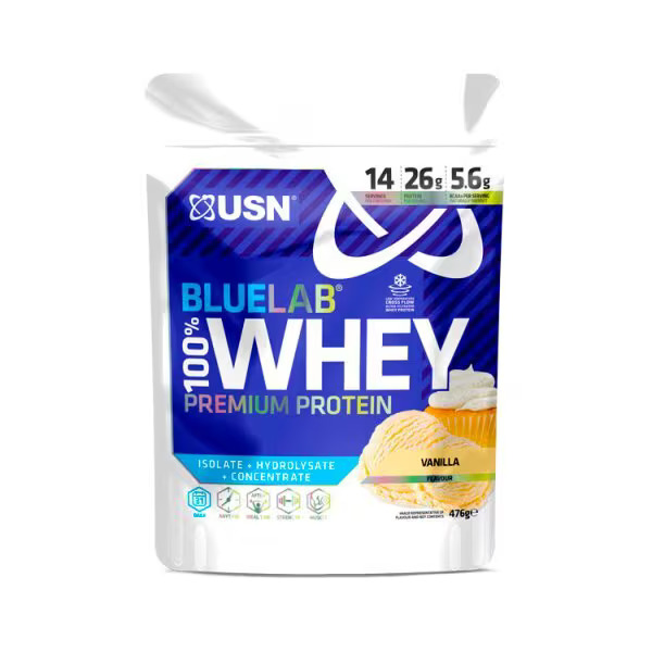 USN Blue Lab Whey 100% Protein Blend-14Serv.-476G-Vanilla | Maxmuscle Elite