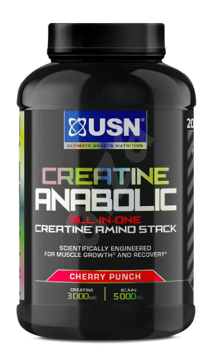 USN Creatine Anabolic-20serv-900G-Cherry Punch | Maxmuscle Elite