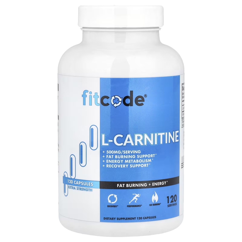 Fitcode L-Carnitine.-120Serv.-120Capsules | Maxmuscle Elite