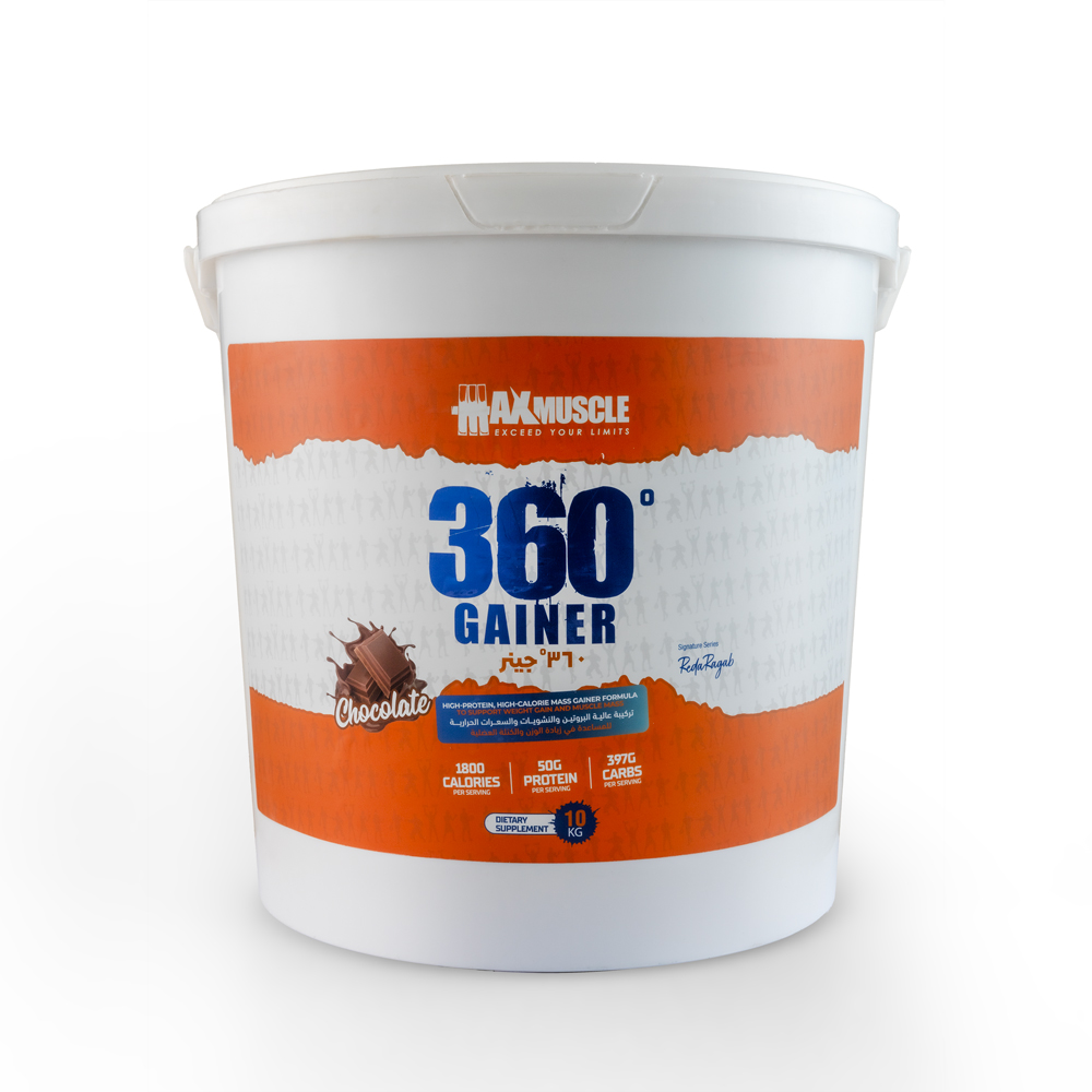Max Muscle 360 Gainer-20serv-10KG-Chocolate | Maxmuscle Elite