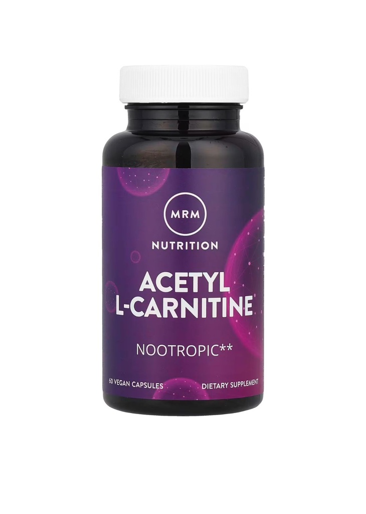 MRM Nutrition Acetyl L-Carnitine Nootropic-60Serv.-60Vegan Capsules | Maxmuscle Elite