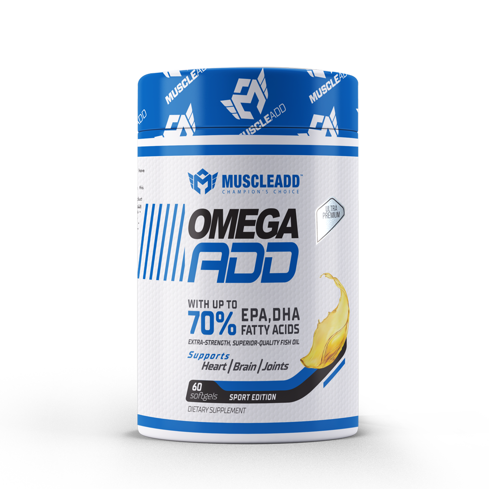 Muscle Add-Omega Add-60Serv-60Softgels. | Maxmuscle Elite