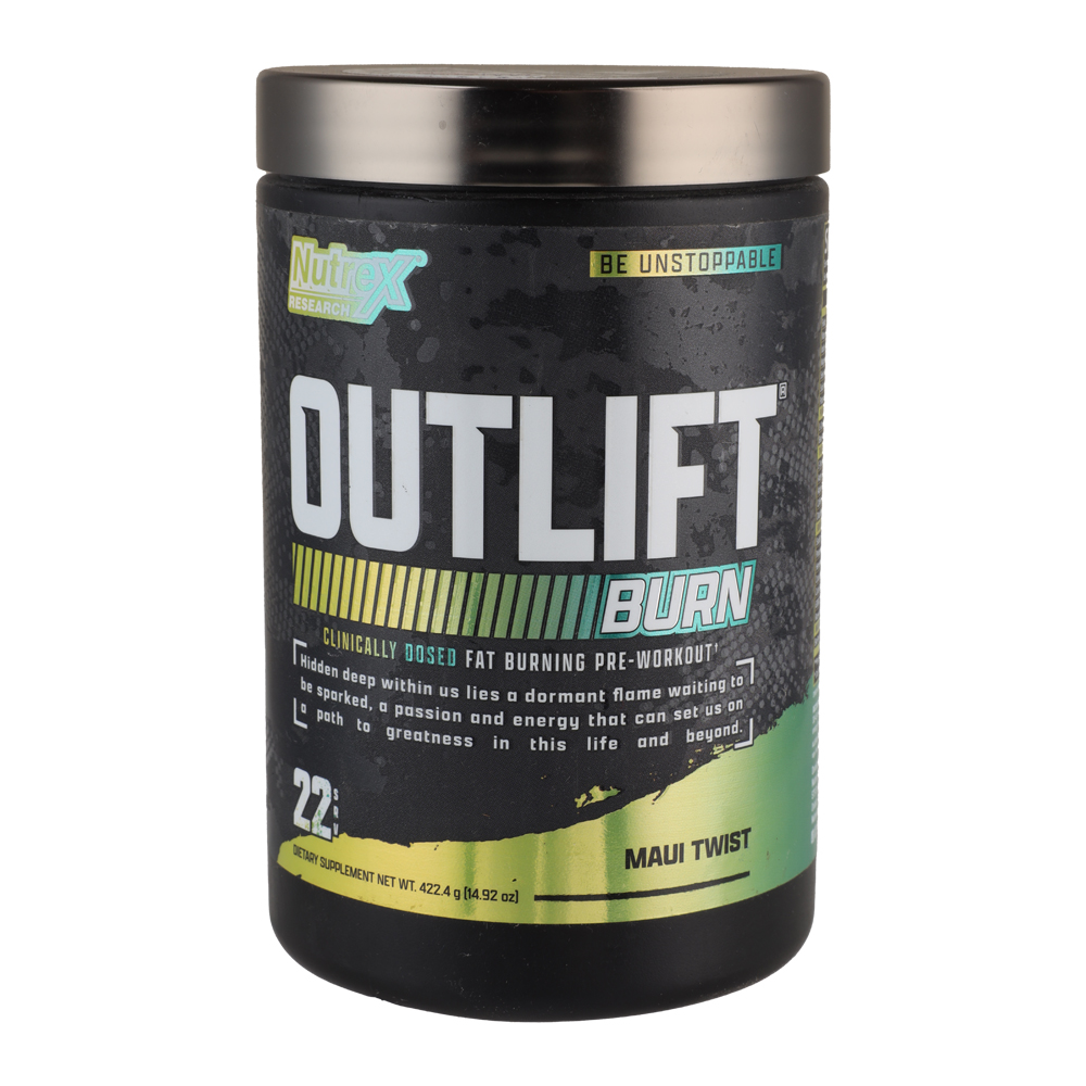 Nutrex Research Outlift Burn Thermogenic Pre Workout Powder, 2 in 1 ...