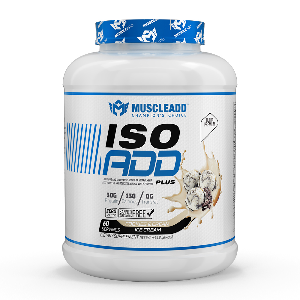 Muscle Add Iso Add Plus -60Serv.-2040G-Cookies n' Cream | Maxmuscle Elite
