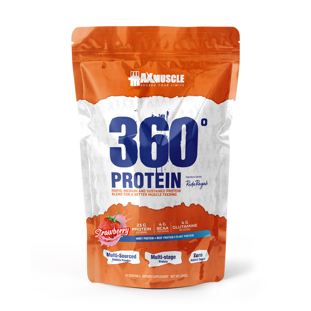 Max Muscle 360 Protein Powder Reda Ragab Signature-30Serv.-1050G ...
